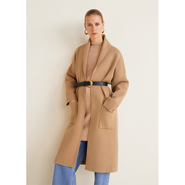 Mango Long Coat Pocket - In The Groove